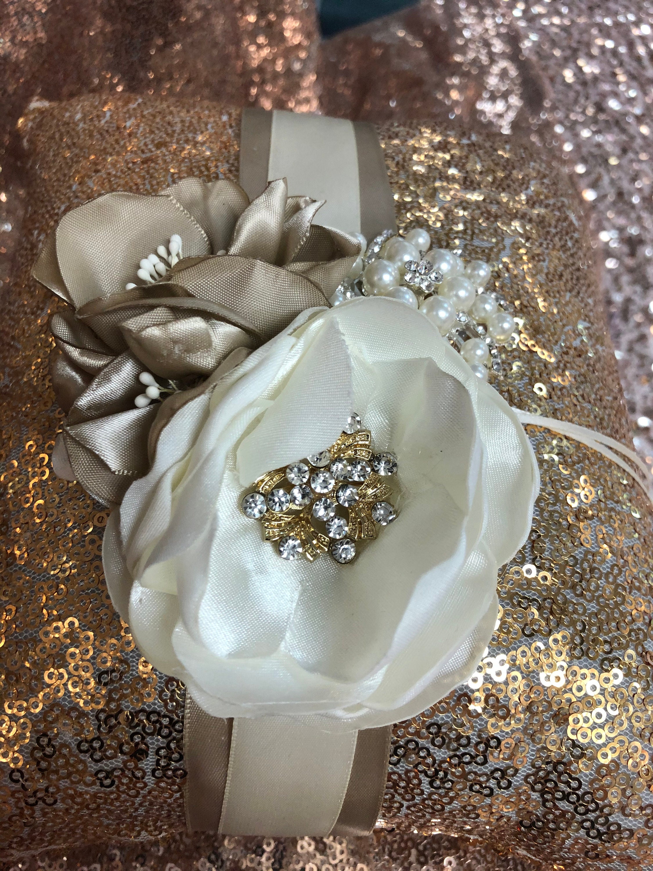 Gold Sequence Ring Pillow - Etsy