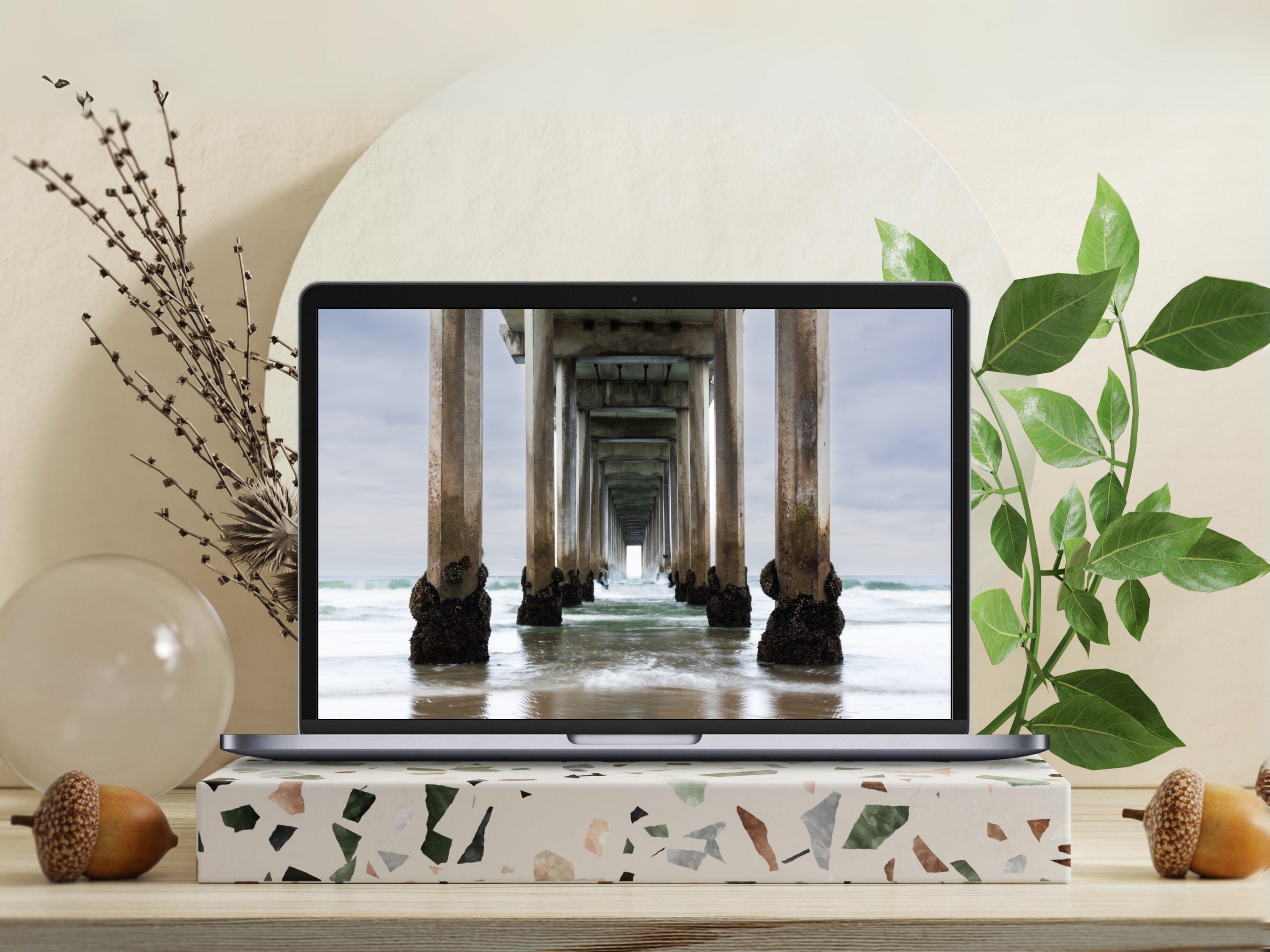 Scripps Pier - Desktop Wallpaper - Digital Download - Etsy