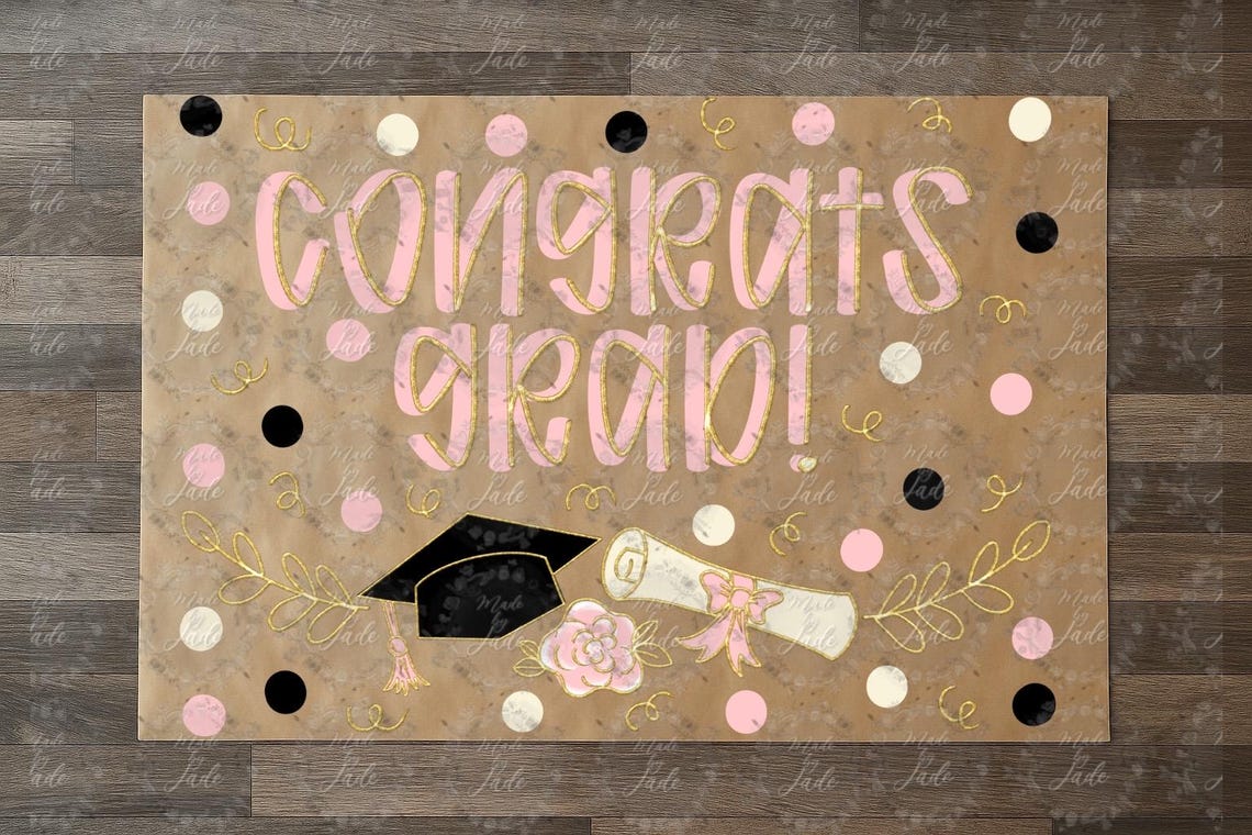Hand‑painted Kraft Paper Graduation Banners | 2026 Graduate Signs ...