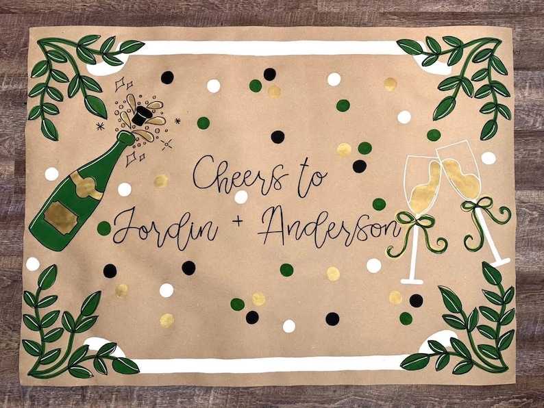 Custom Hand Painted Kraft Paper Banners – Personalized for Any Event ...