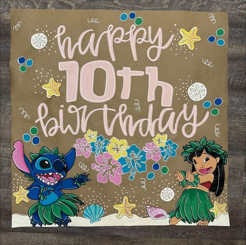 Custom Hand Painted Kraft Paper Banners – Personalized for Any Event ...