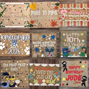 Custom Hand Painted Kraft Paper Banners – Personalized for Any Event ...