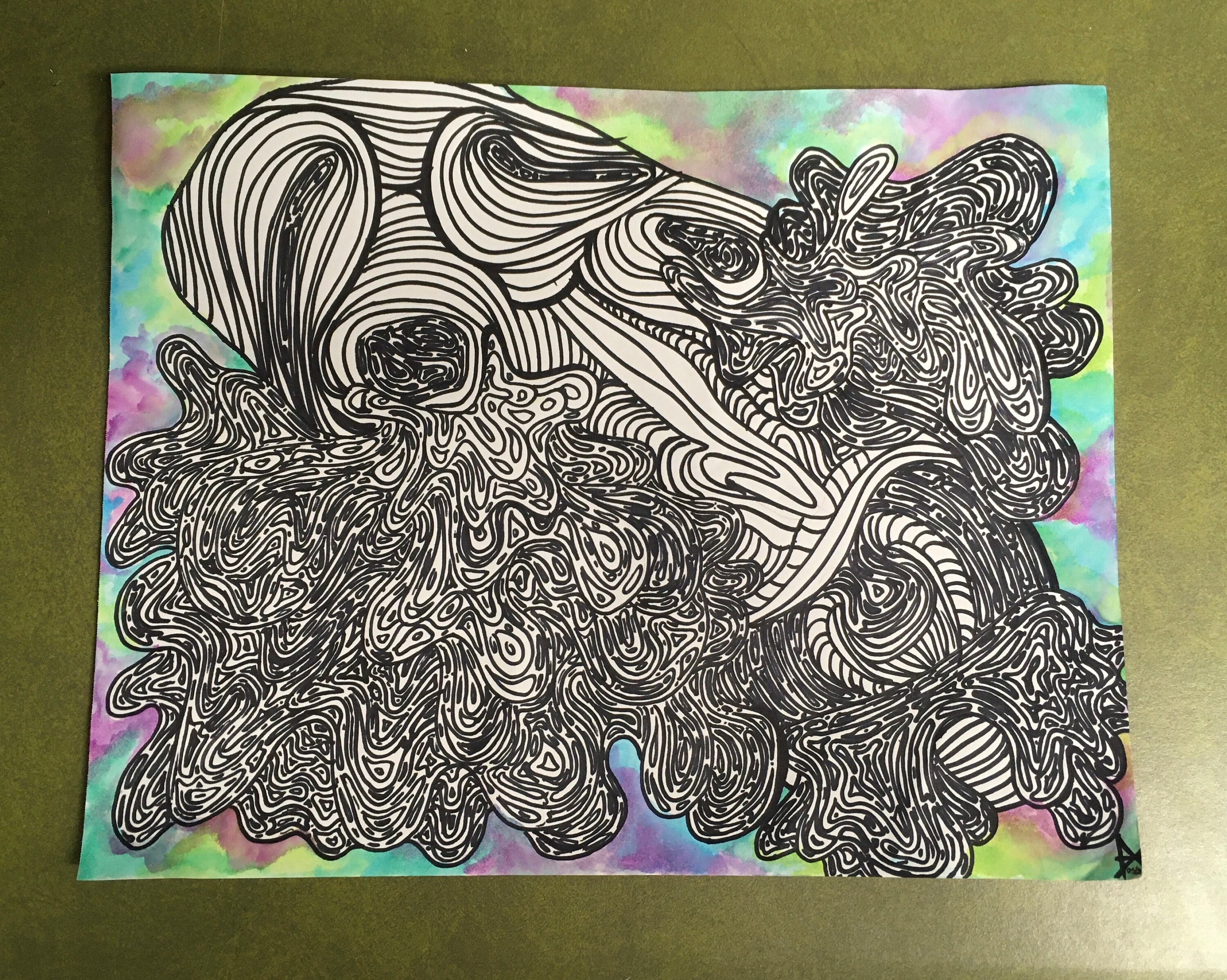 Abstract Sharpie Art
