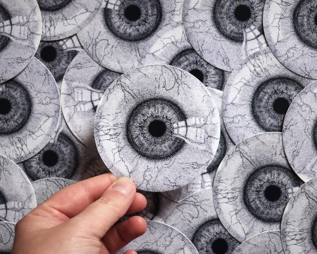 Eyeball Vinyl Sticker - Etsy