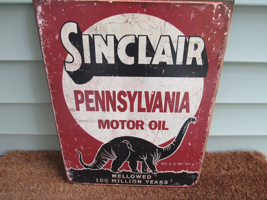 Sinclair Reproduction Advertising Sign - Etsy