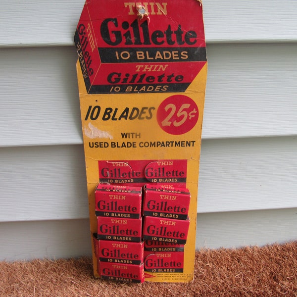 Gillette Razor - Etsy