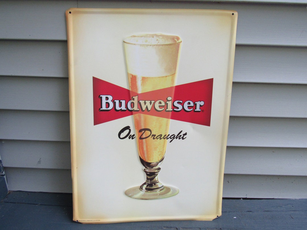 Budweiser Sign - Etsy