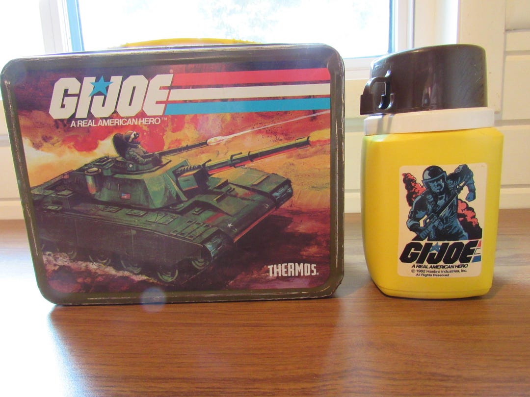 1982 G.I. JOE Lunch Box & Thermos - Etsy