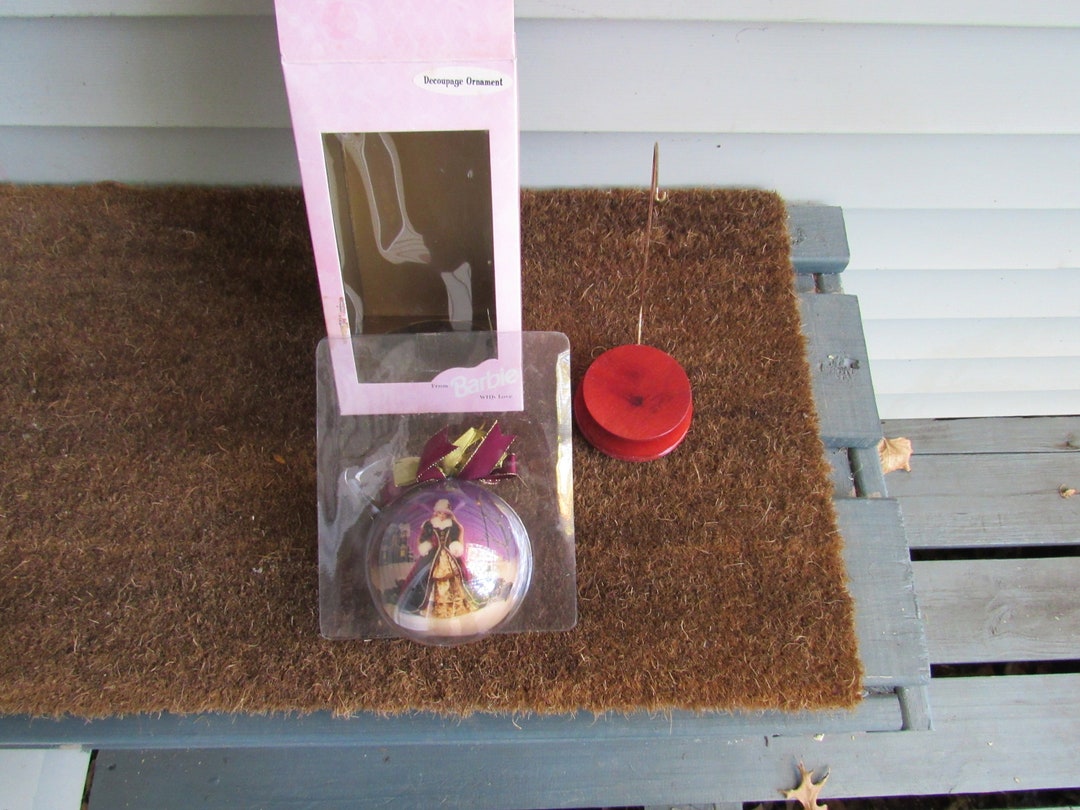 NIB 1996 Mattel Barbie Decoupage Ornament - Etsy