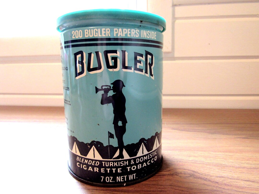 Bugler 7oz. Tobacco Can - Etsy