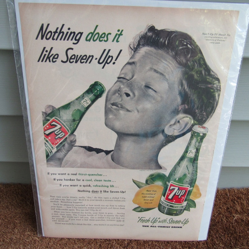 7up Advertisement - Etsy