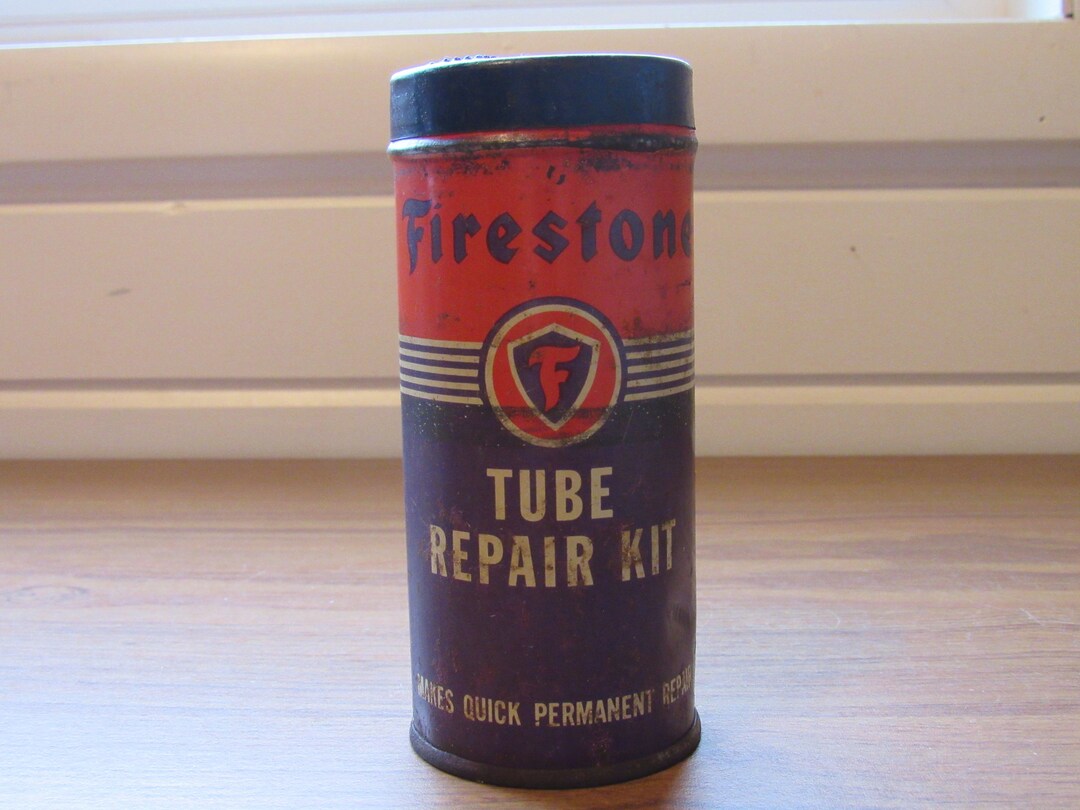 Vintage Firestone Tube Repair Kit Empty, Rough Condition - Etsy