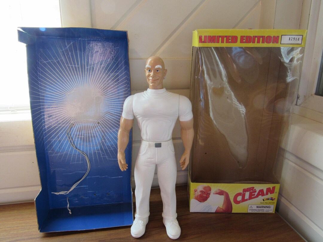 2000 Limited Edition Mr. Clean Action Figure - Etsy