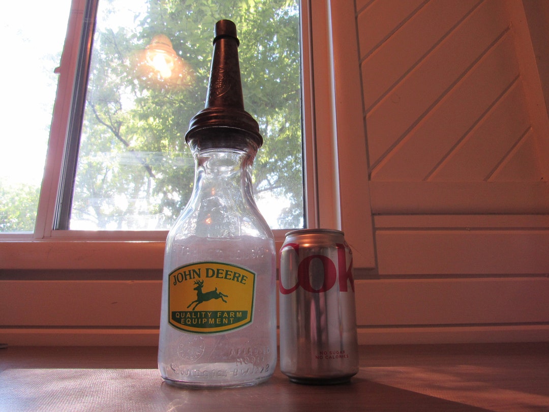 Duraglass 1 Quart John Deere Oil Bottle - Etsy