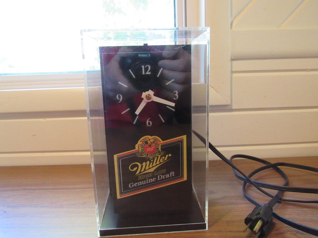 1986 Miller High Life Lighted Clock (works Good) - Etsy