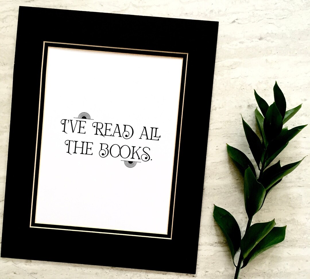 Reading Quotes Wall Art for Library Poster Books Decor Gift - Etsy