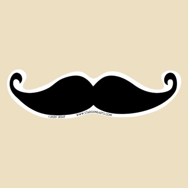 Mustache Decal - Etsy