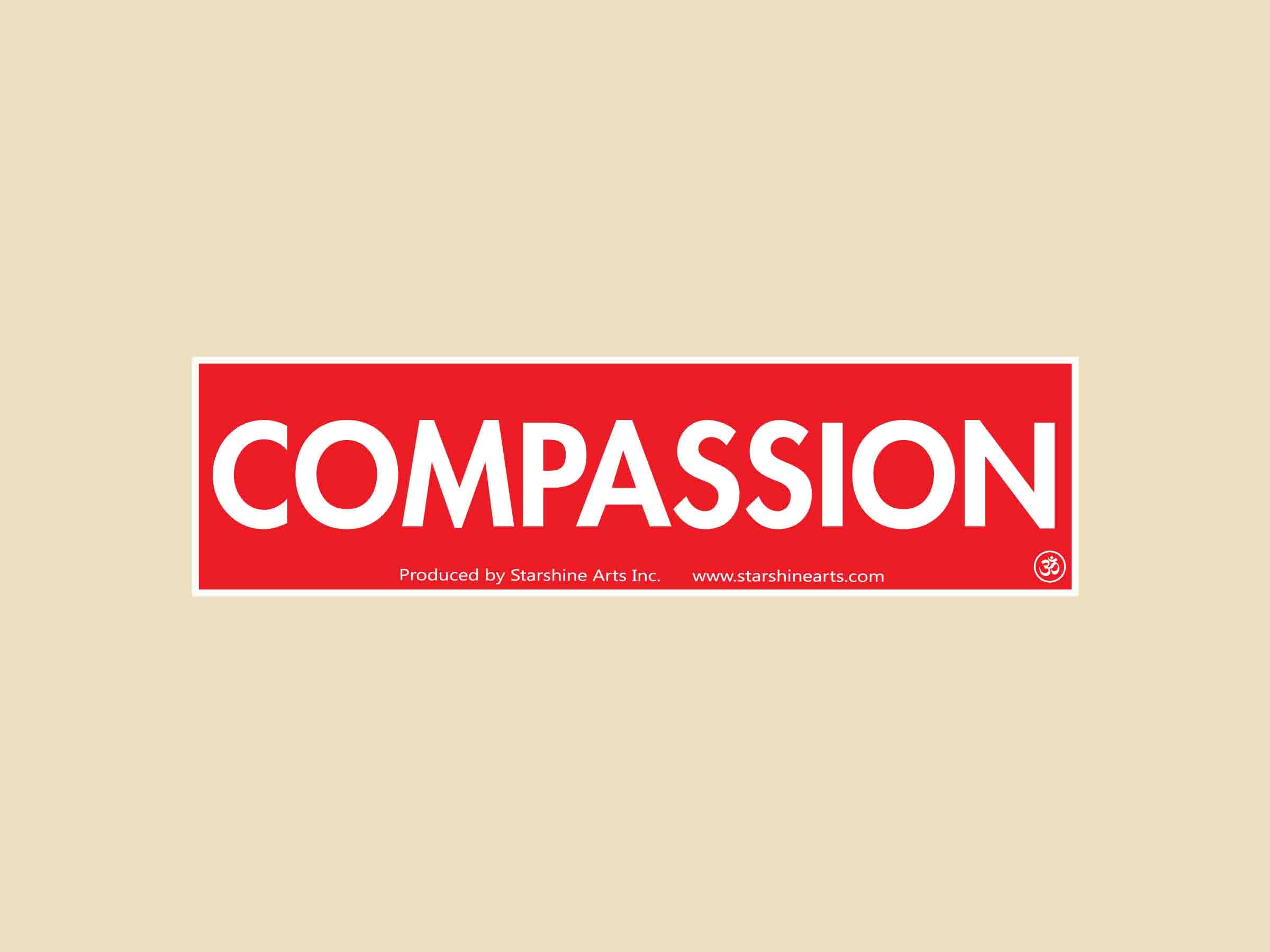 Compassion Small OR Large Bumper Sticker Car Sticker Laptop | Etsy
