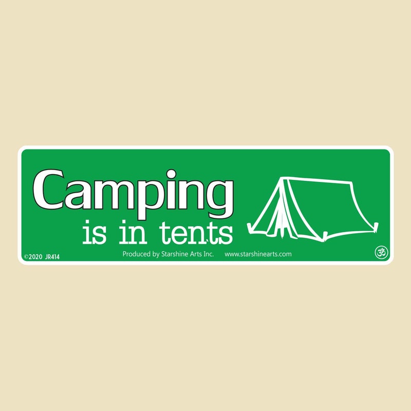 Tent Sticker - Etsy