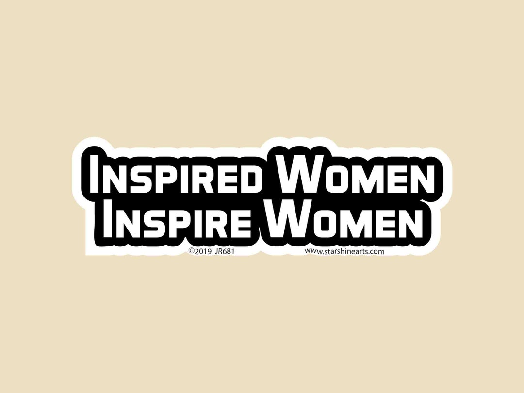Inspired Women Inspire Women Vinyl Sticker - Laptop, Car Decal - Etsy