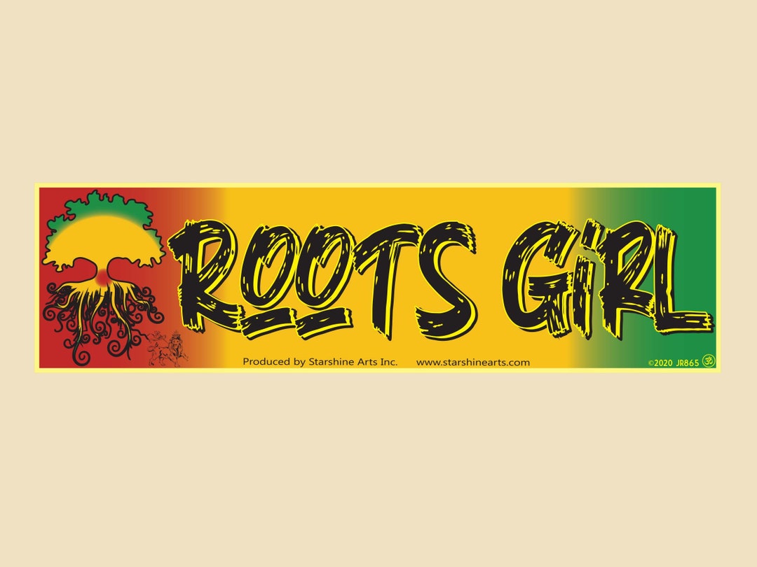 Roots Girl Large OR Small Bumper Sticker-car Sticker, Laptop Sticker ...