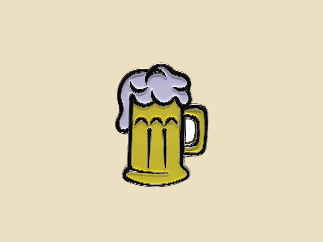 Beer Mug Enamel Pin- - Etsy