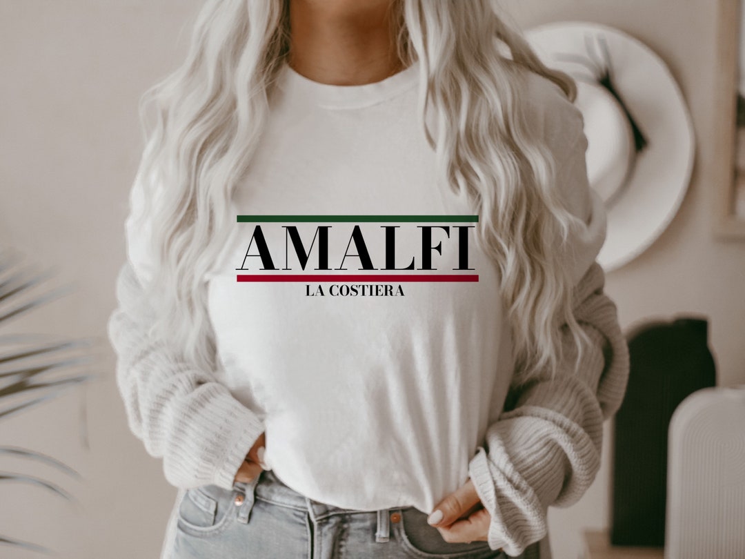 Amalfi, Amalfi T-shirt, Amalfi Coast Tee, Summer, Italian Coast, Summer ...