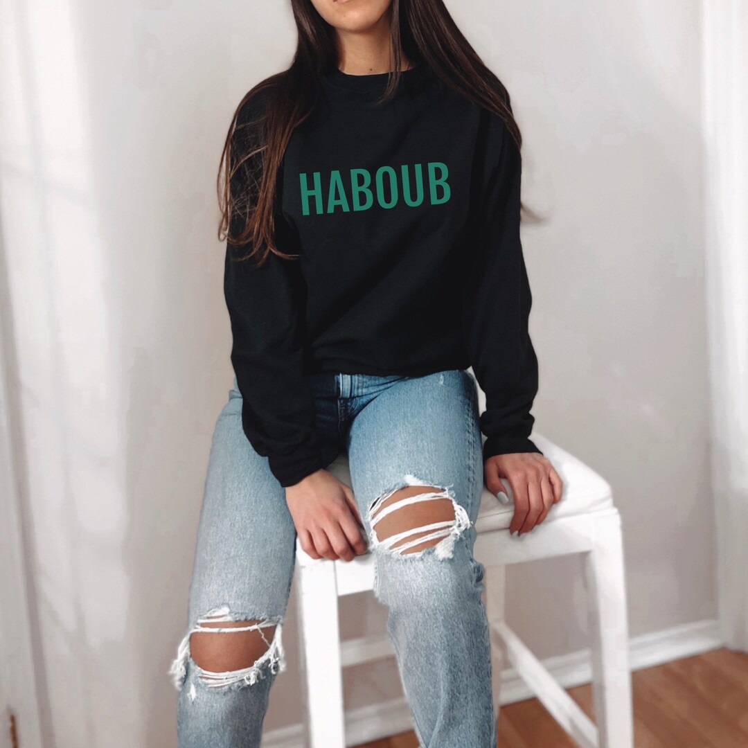 Haboub Sweatshirt, Habibi Shirt, Yalla , Habibti Shirt, Women's ...