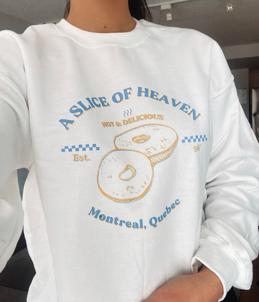 Montreal Sweatshirt / Bagel Shirt | Montreal Quebec Sweatshirt ...