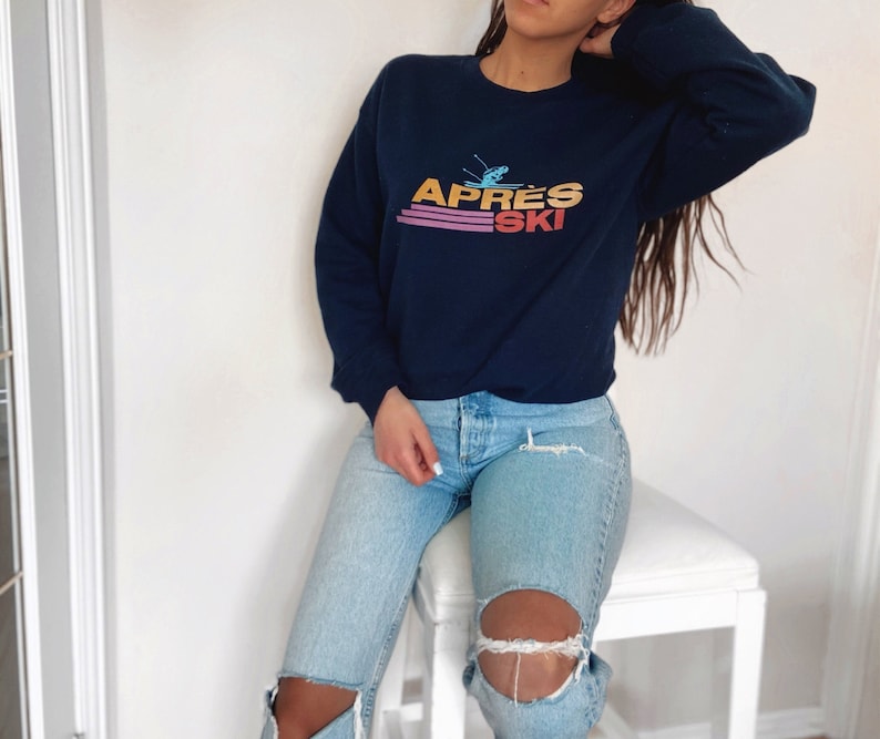 Après Ski Sweatshirt Après Ski Outfit Après Ski Sweater Ski Lover Shirt ...