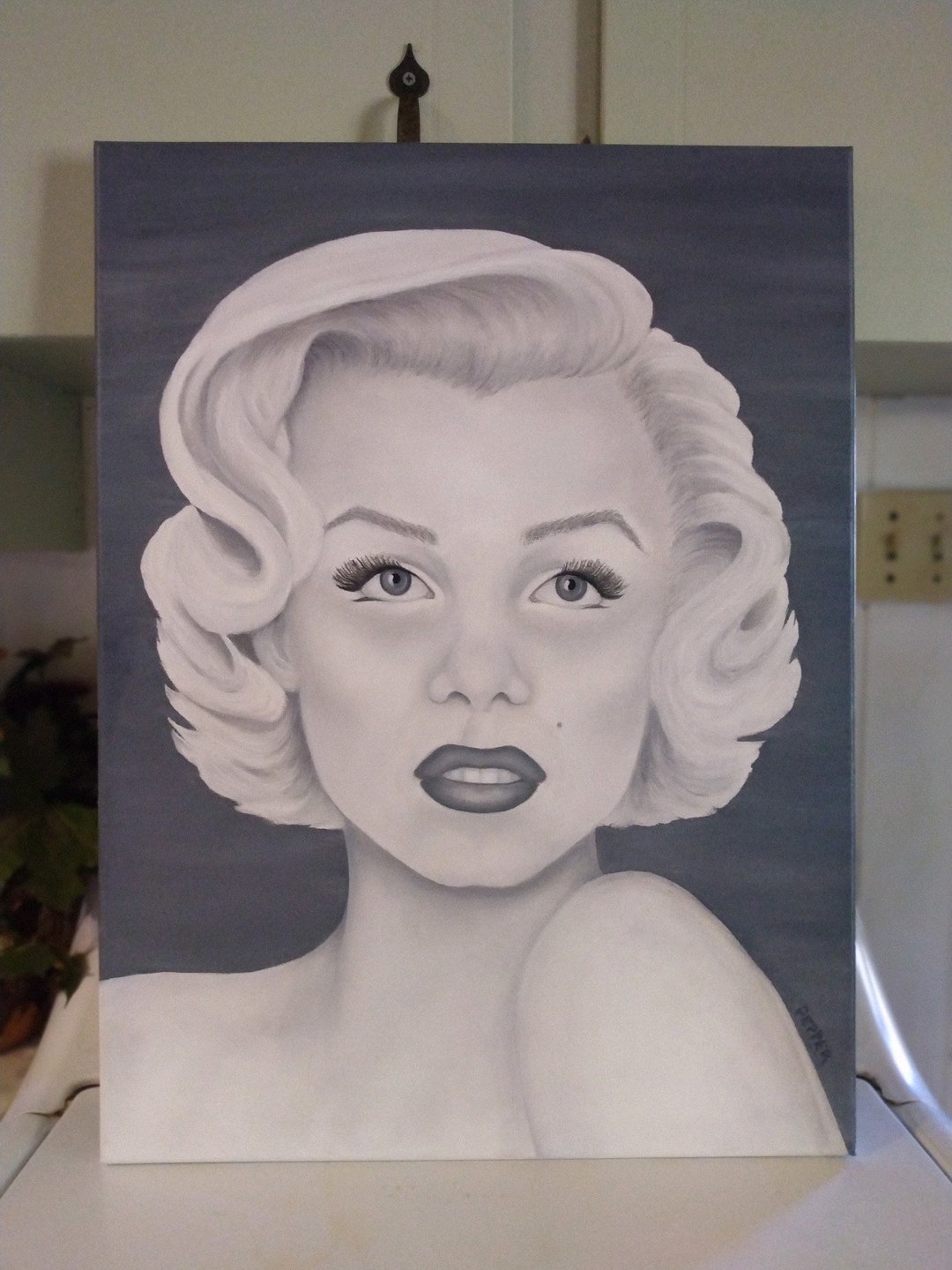 Marilyn Monroe Oil Painting - Etsy
