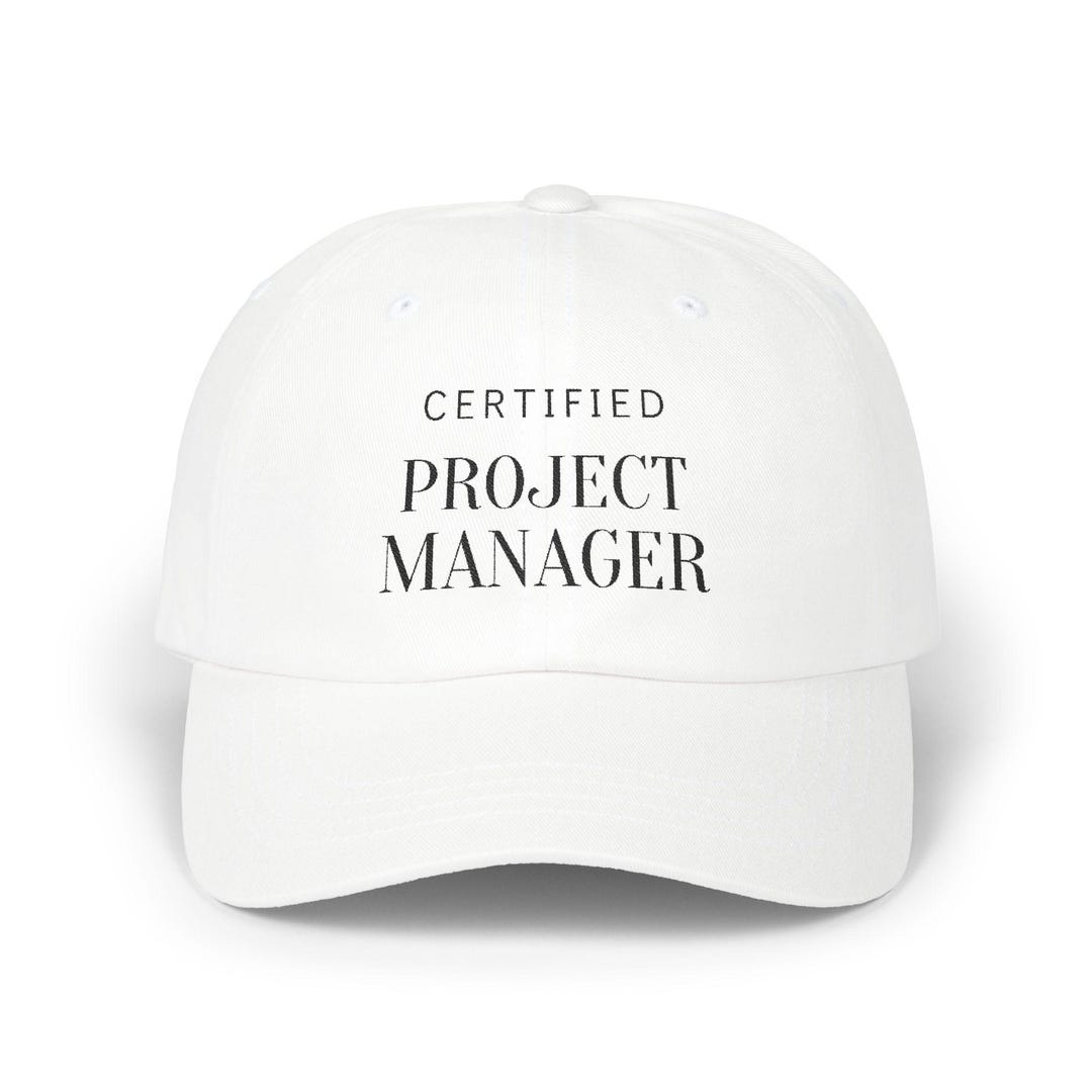 Project Manager Hat | PMP Hat | Project Manager Apparel | PMP Gift ...