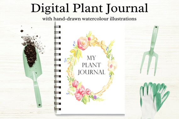 Digital Plant Planner Printable Planting Journal Handdrawn - Etsy