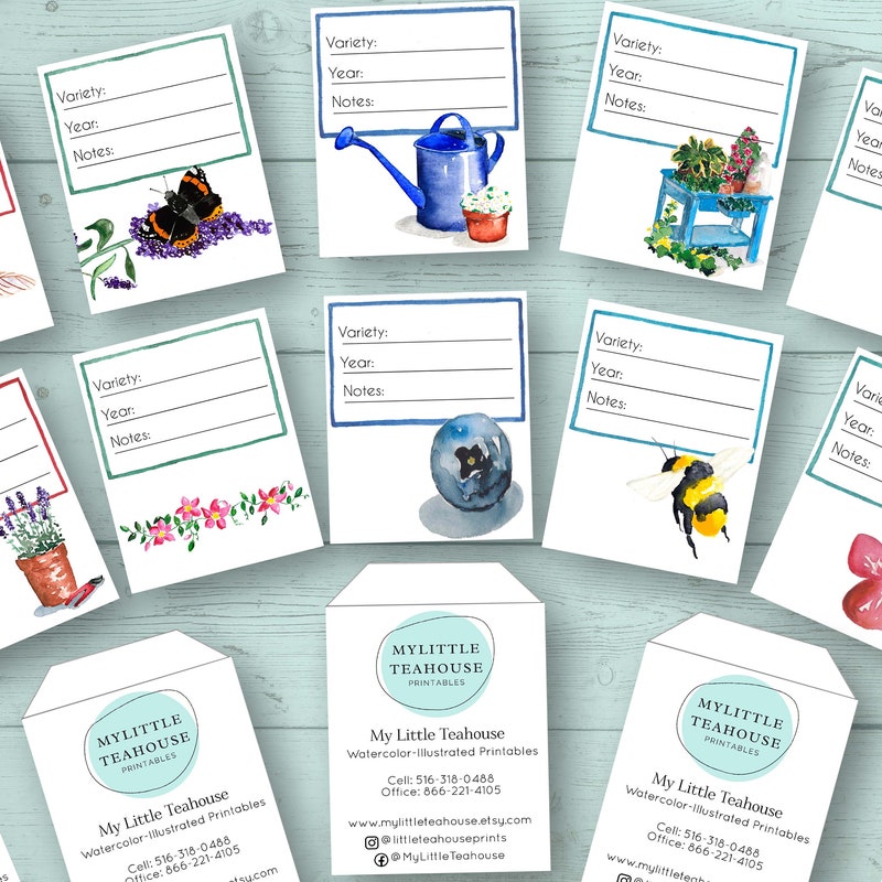 Seed Packet Template - Etsy