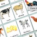 Farm Animals Montessori Printable, Montessori Three Part Cards ...