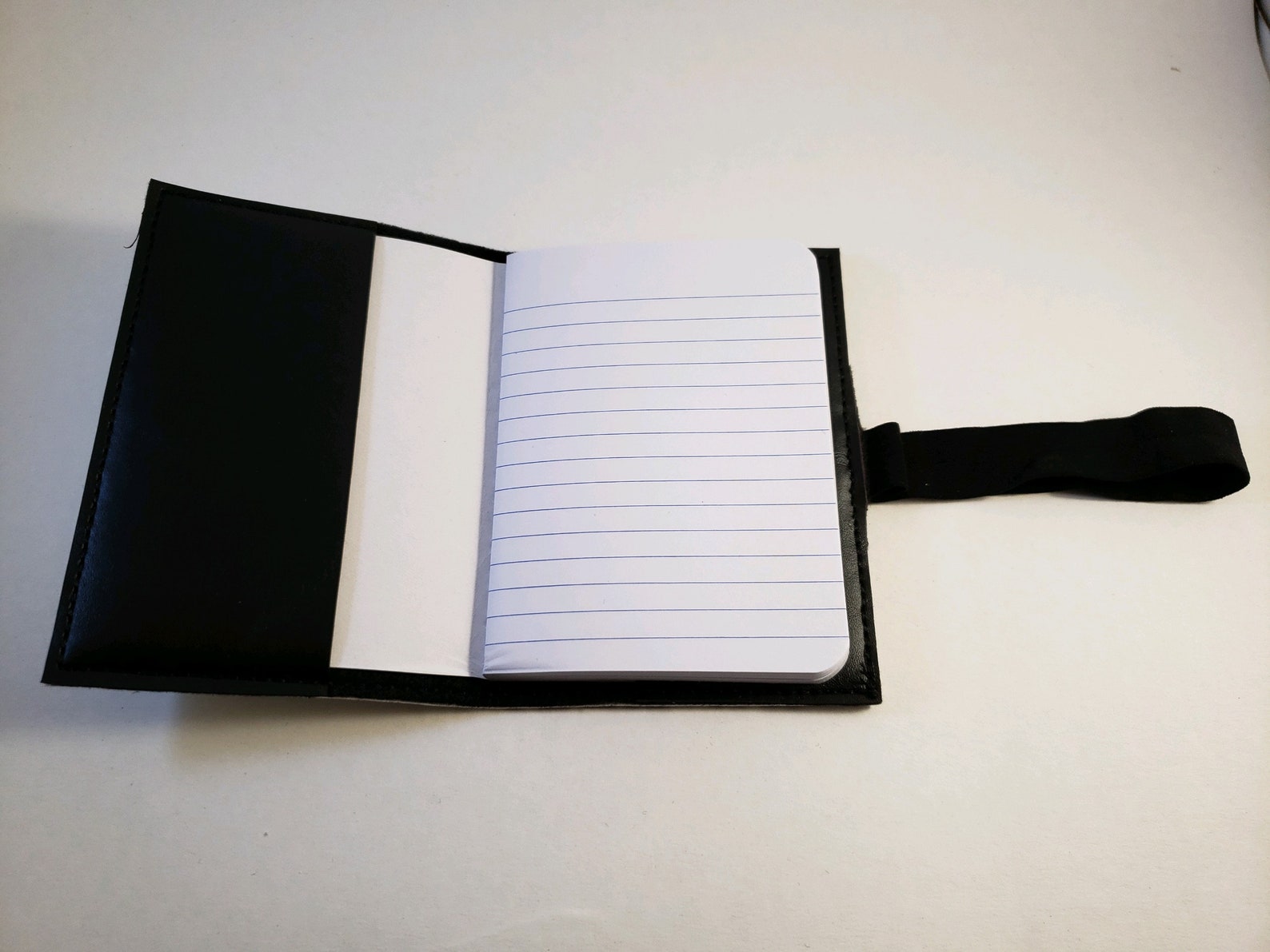 Mini Notebook with Cover Refillable w/pen holder Journal | Etsy