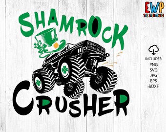 Shamrock Crusher Svg - Etsy