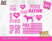 Pink Logos Svg and Pdf - Etsy Canada