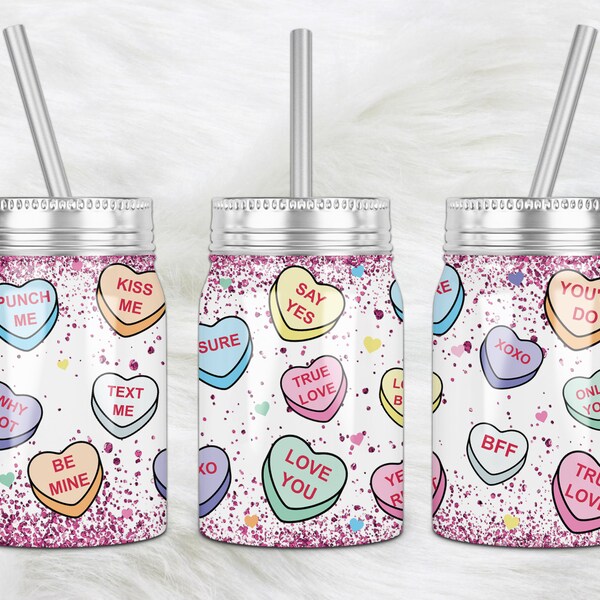 Heart Mason Jar - Etsy