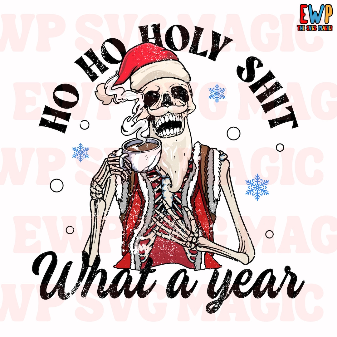 Skelton Santa Png Skull Skellie Winter Dead Inside - Etsy