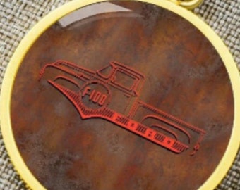 Ford F100 Keychain - Etsy