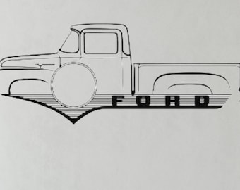 1956 Ford Truck Sign - Etsy