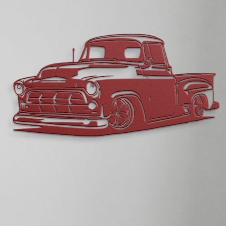 Vintage Chevy Truck Metal Sign Wall Art Decor Classic - Etsy