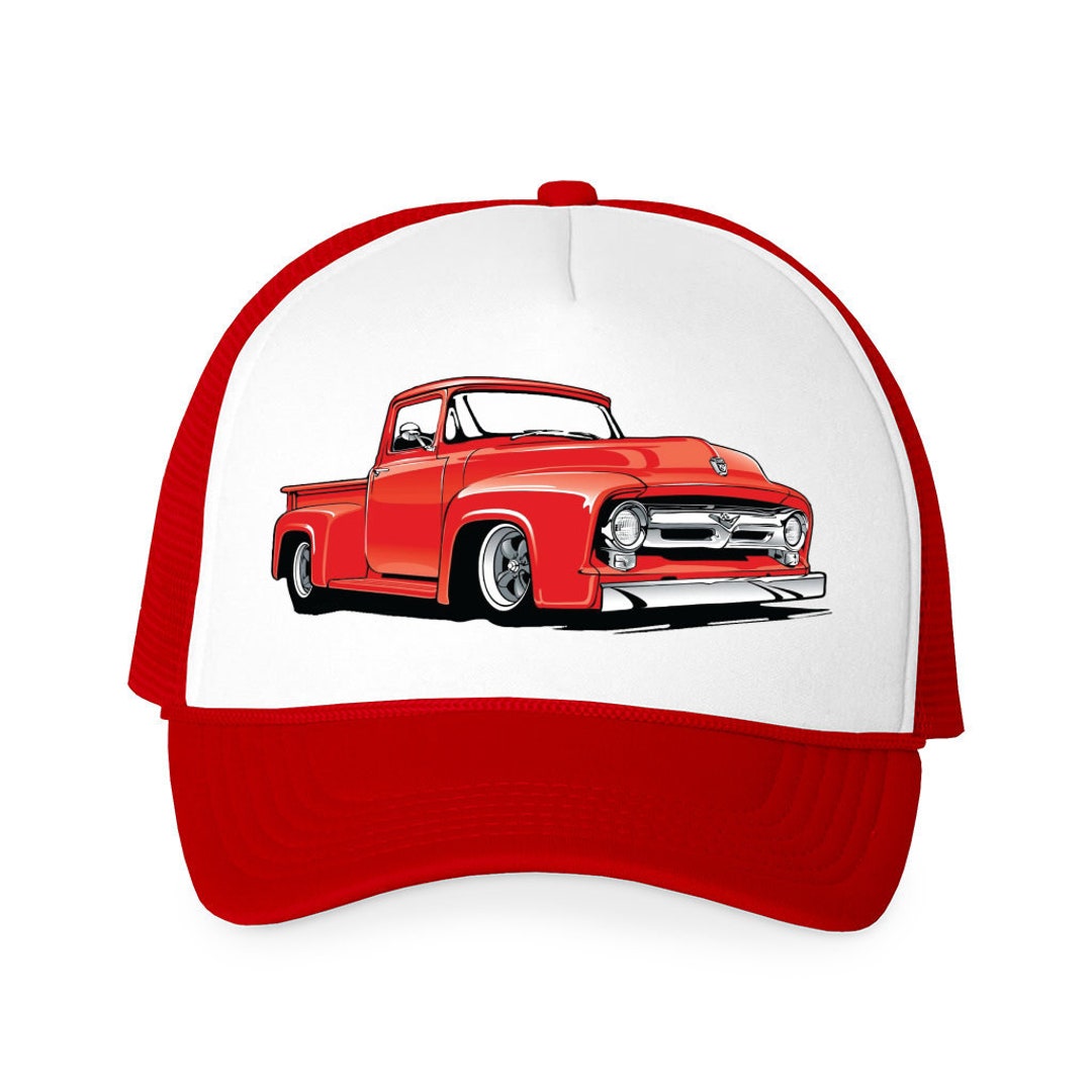1953-1956 Ford F100 Pick up Truck Foam Trucker Cap, Classic Car Hat - Etsy