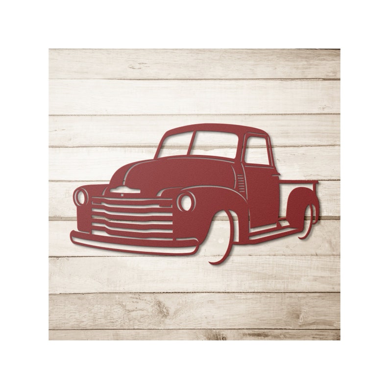 1950-1953 Chevy 3100 Pick up Truck Metal Wall Art Sign Classic ...