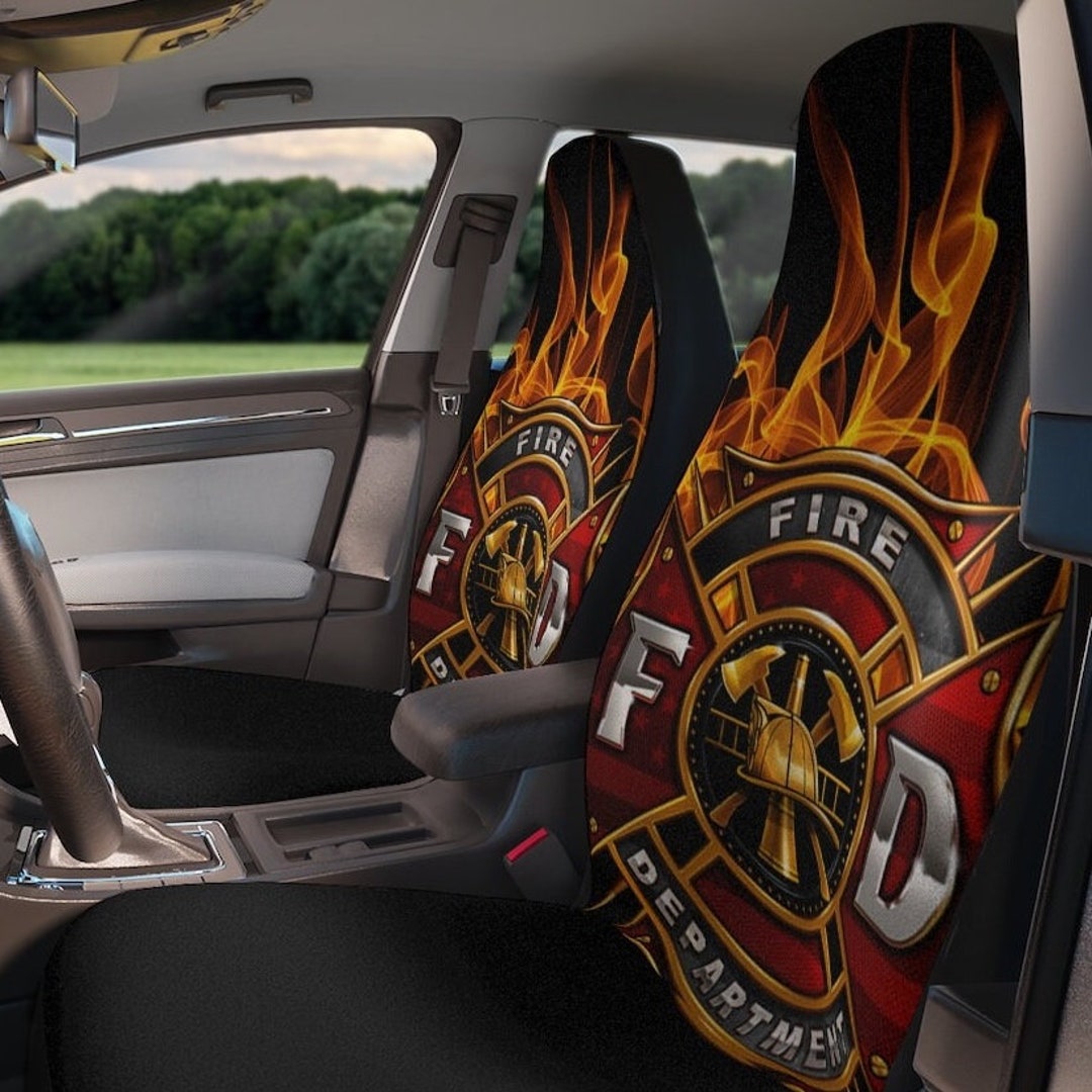 Fireman Car Seat Covers Firewoman Car Seats for Women Car - Etsy