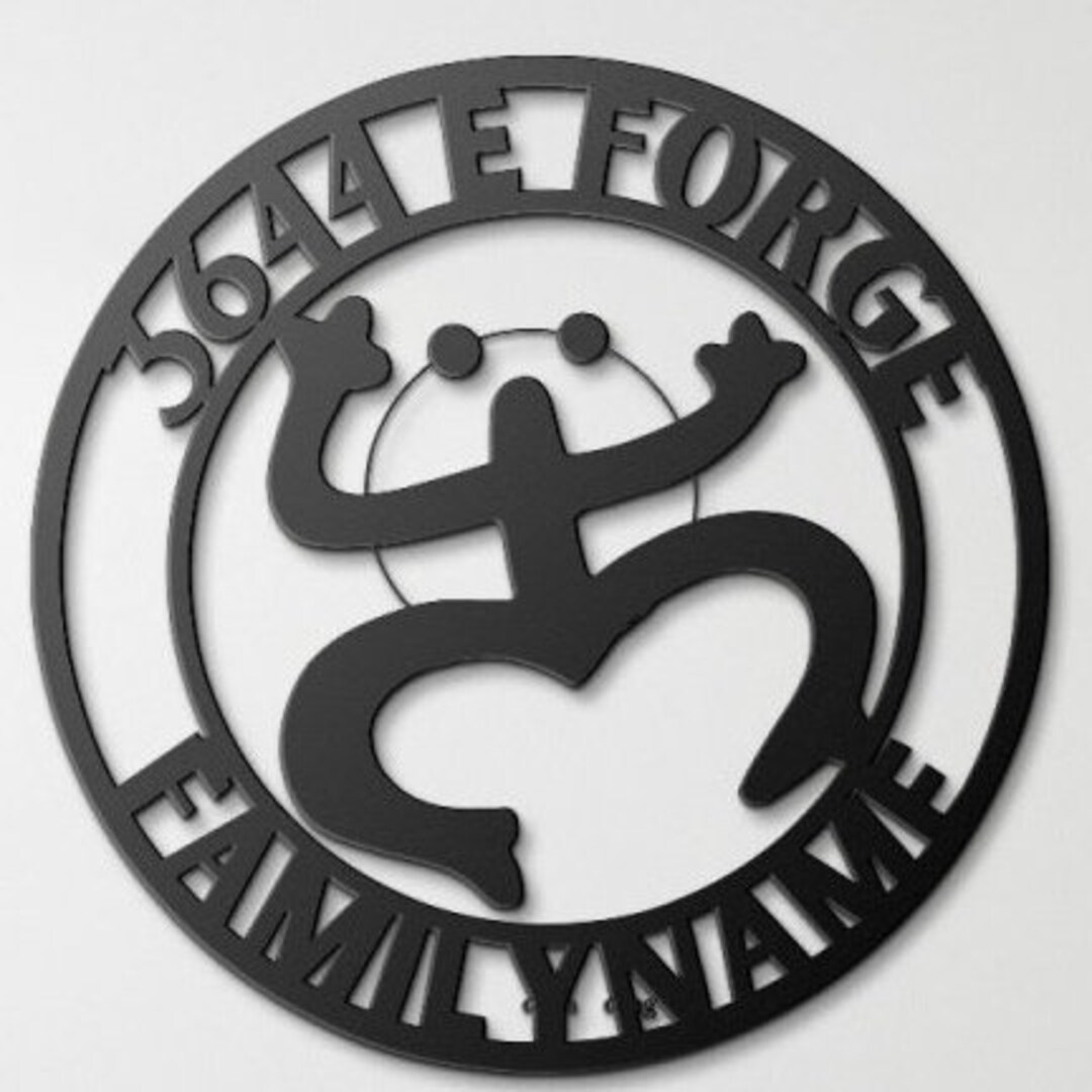 Puerto Rico Coqui Front Door Name Metal Sign, Personalized Puerto Rican ...