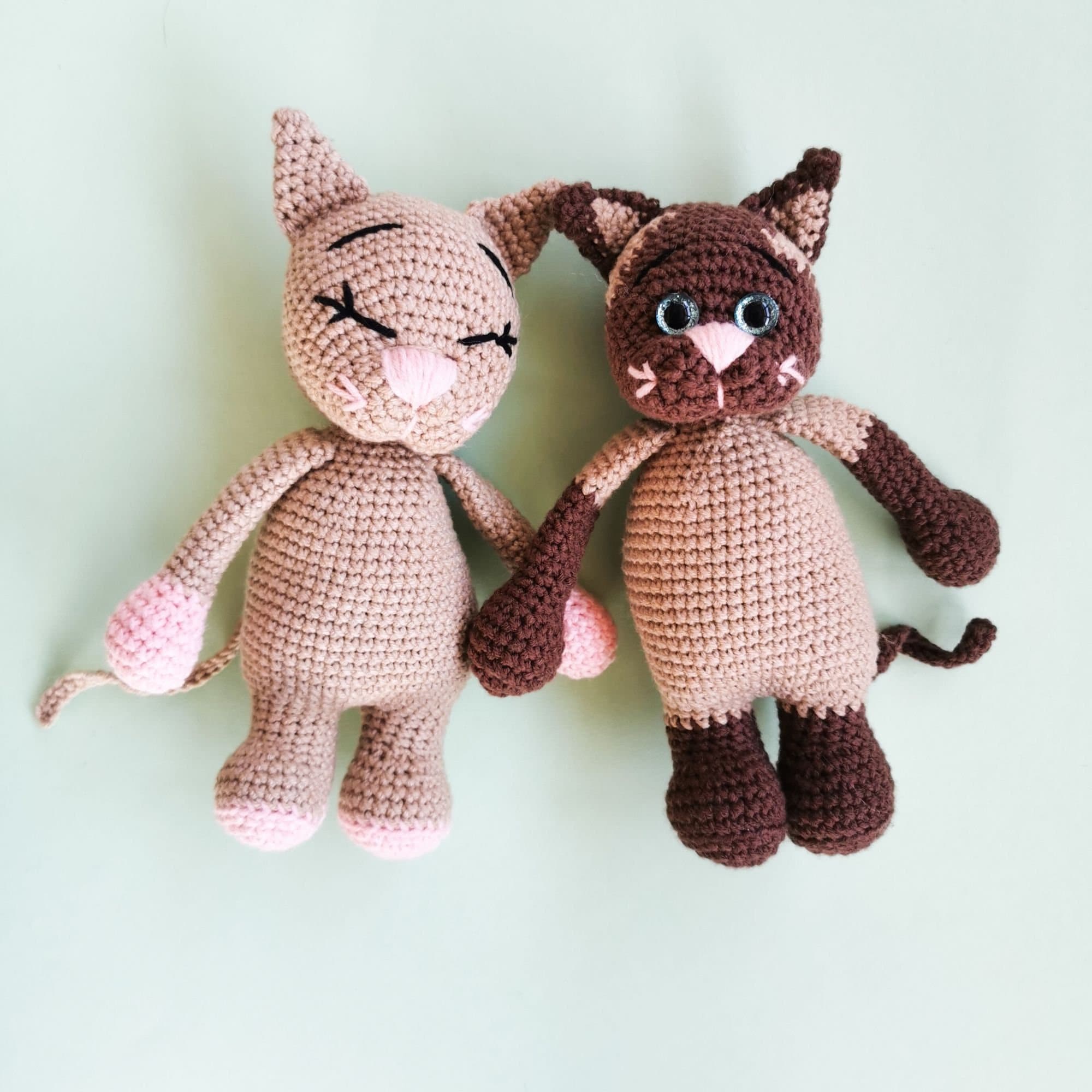 Bonti Cat SET - Amigurumi PDF Crochet Patterns - Rattle - Lovey - Toy ...