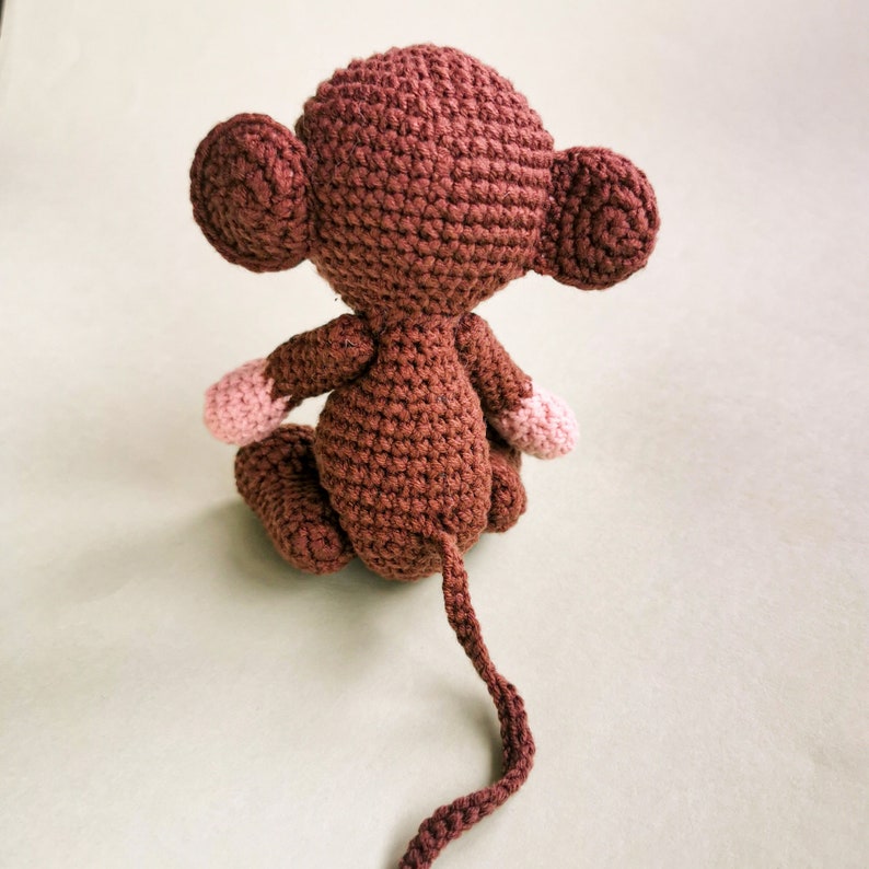 Pocket Monkey PDF Crochet Pattern. Step by Step Amigurumi - Etsy