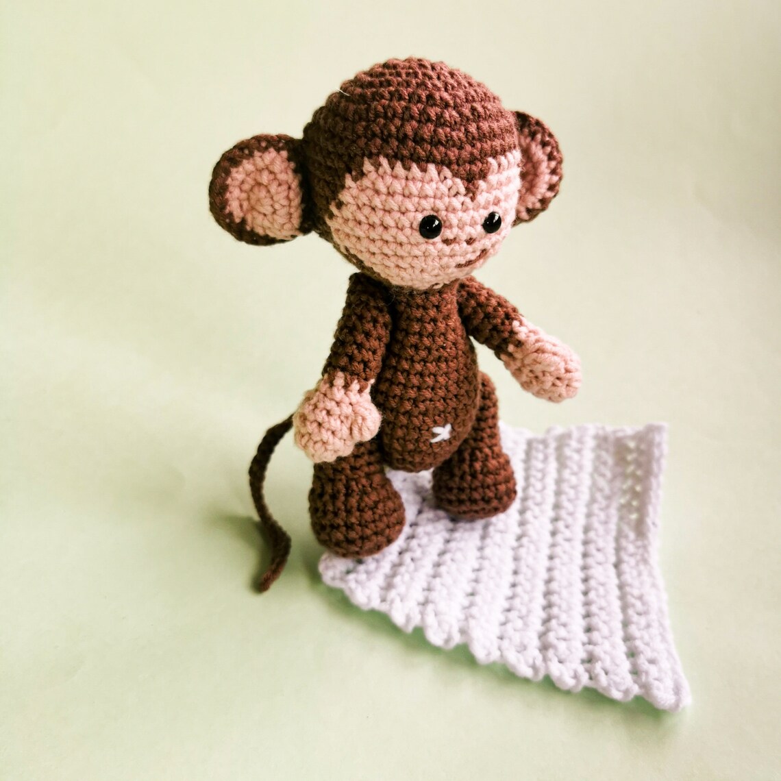 Pocket Monkey PDF Crochet Pattern. Step by Step Amigurumi - Etsy